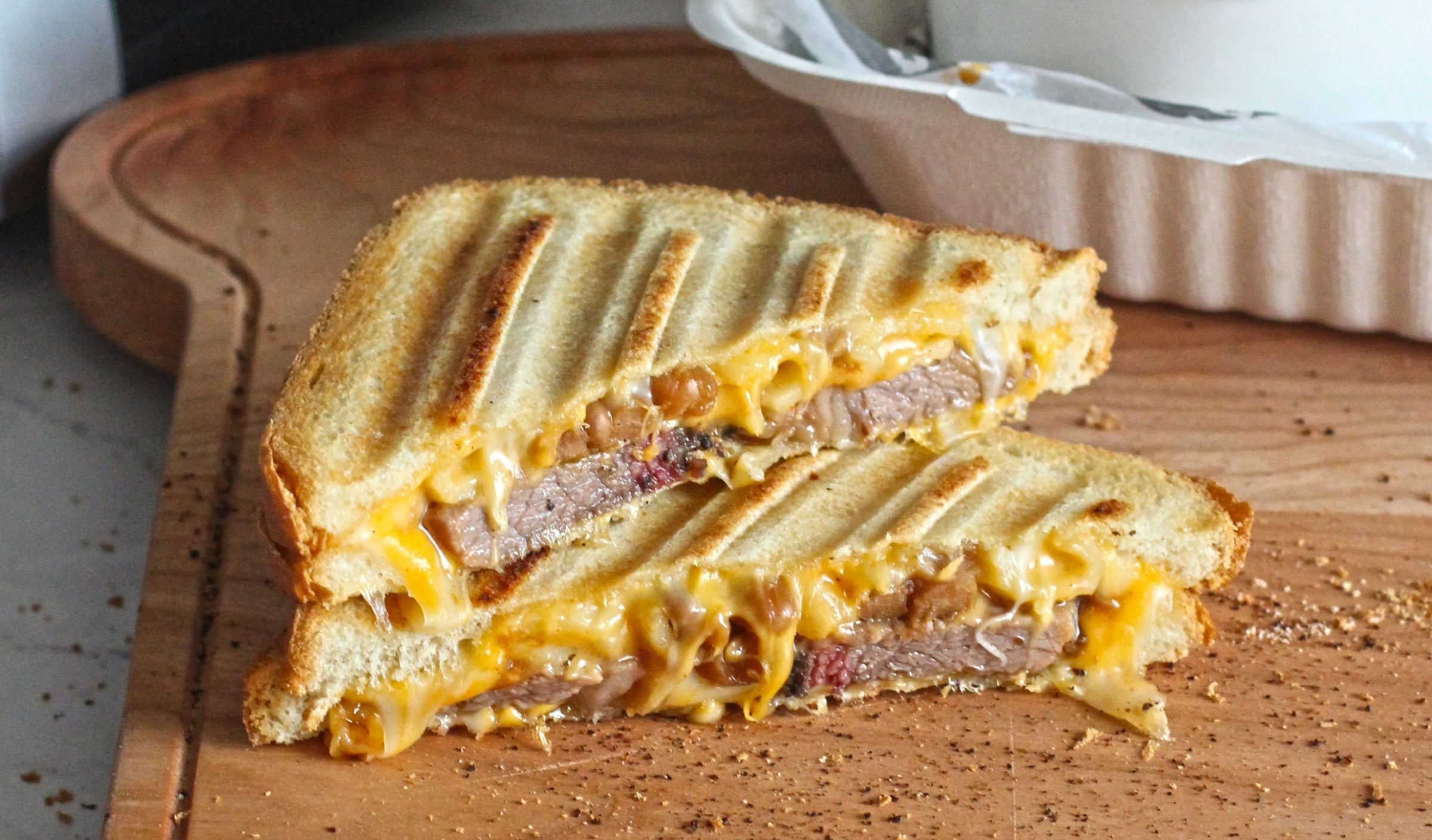 Red, White, & BBQ Sandwich